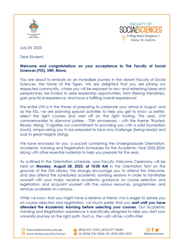 FSS Registration Schedule - 2023 2024 | PDF | Sociology | Social Sciences