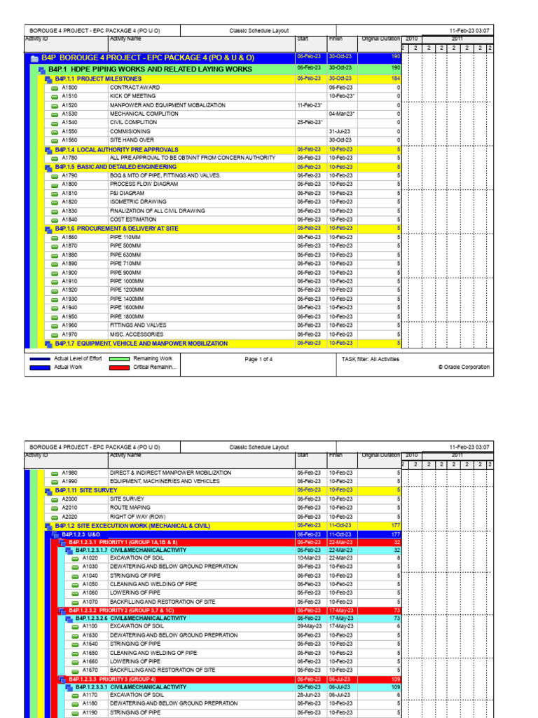 Sahara Proj - Sch. - Borouge04 | PDF | Pipe (Fluid Conveyance) | Mechanical Engineering