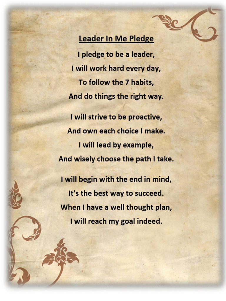 LIM Pledge | PDF | Career & Growth | Self-Improvement