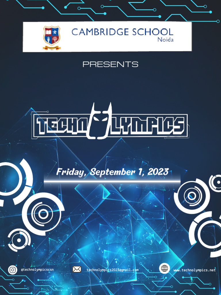 Technolympics 2023 Event Guidelines | PDF | Software | Computing