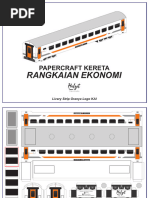 (Halzet) Papercraft Lokomotif CC 201 HD - Livery Sabuk (1) - 020954 | PDF