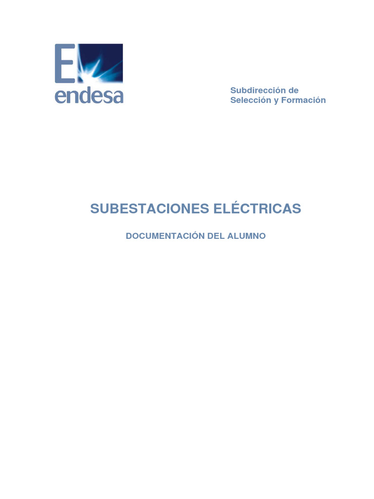 Subestaciones Eléctricas - Distribución | PDF | Subestacion electrica | Transformador