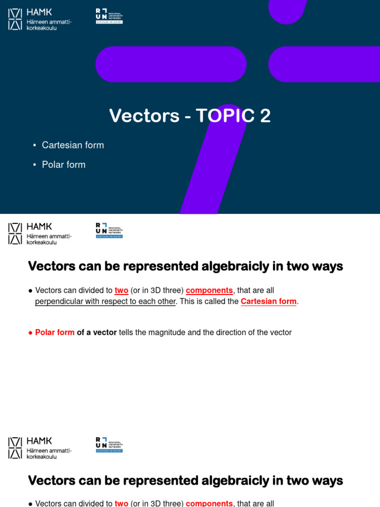 02) Cartesian and Polar Form of A Vector | PDF | Euclidean Vector | Angle 02) Cartesian and Polar Form of A Vector | PDF | Euclidean Vector | Angle