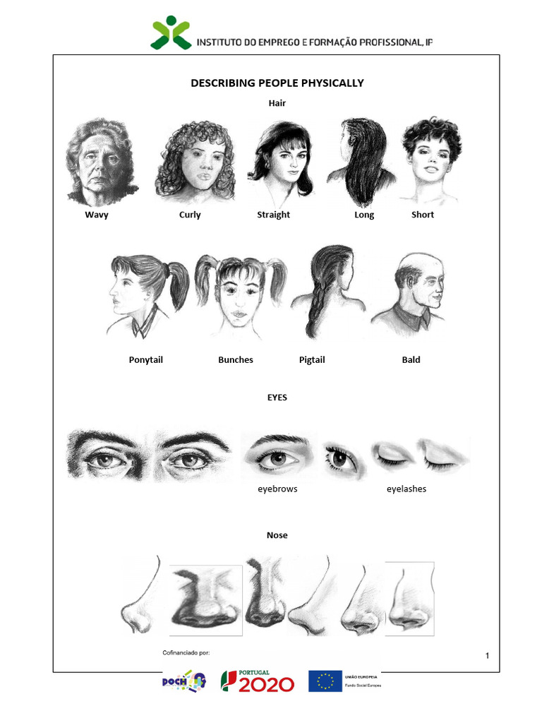 Physical Descriptions Guide | PDF | Career & Growth | Foreign Language ...