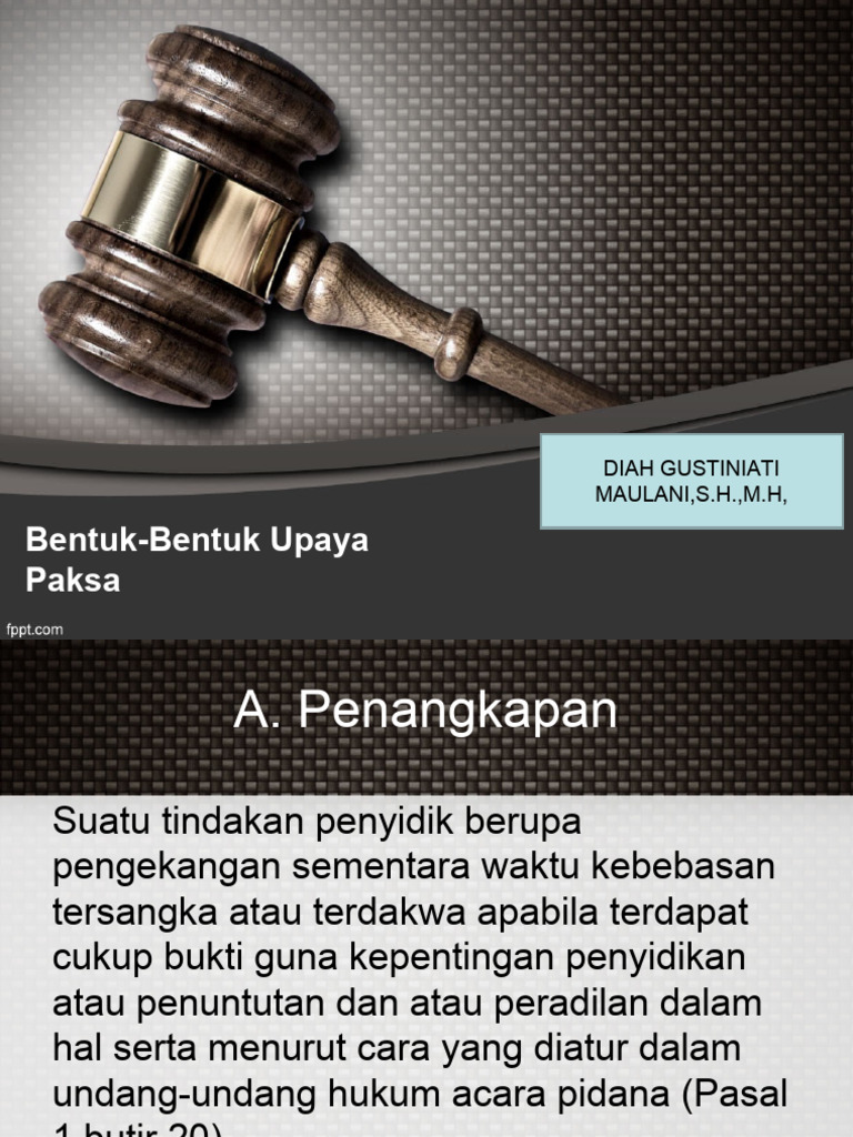 Bentuk Upaya Paksa | PDF