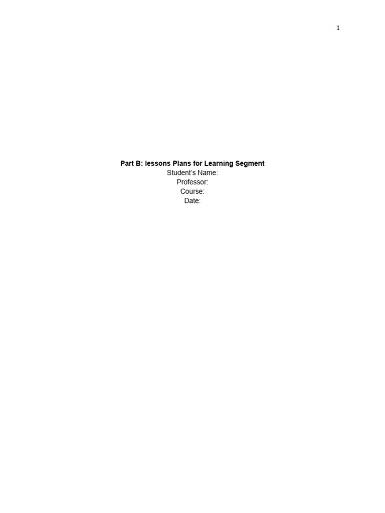 Learning Segment | PDF | Reading Comprehension | Learning