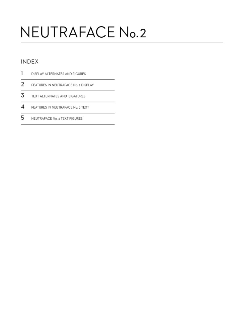 Neutra2 Instructions | PDF | Typefaces | Notation