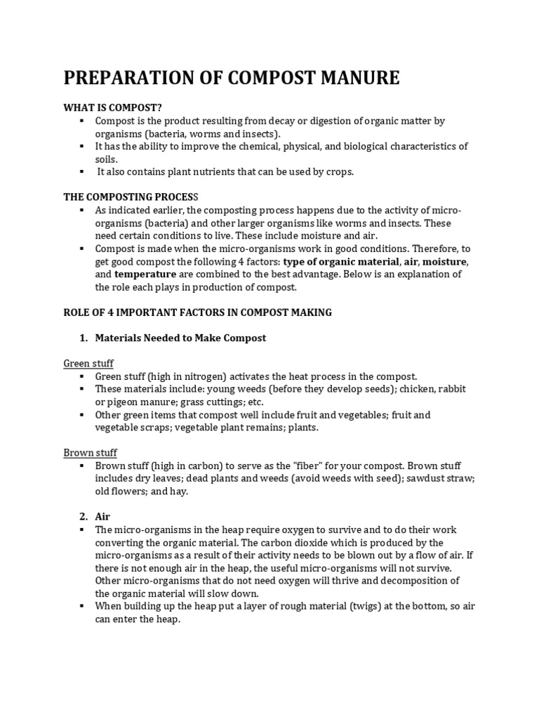 Composting Write | PDF | Compost | Soil