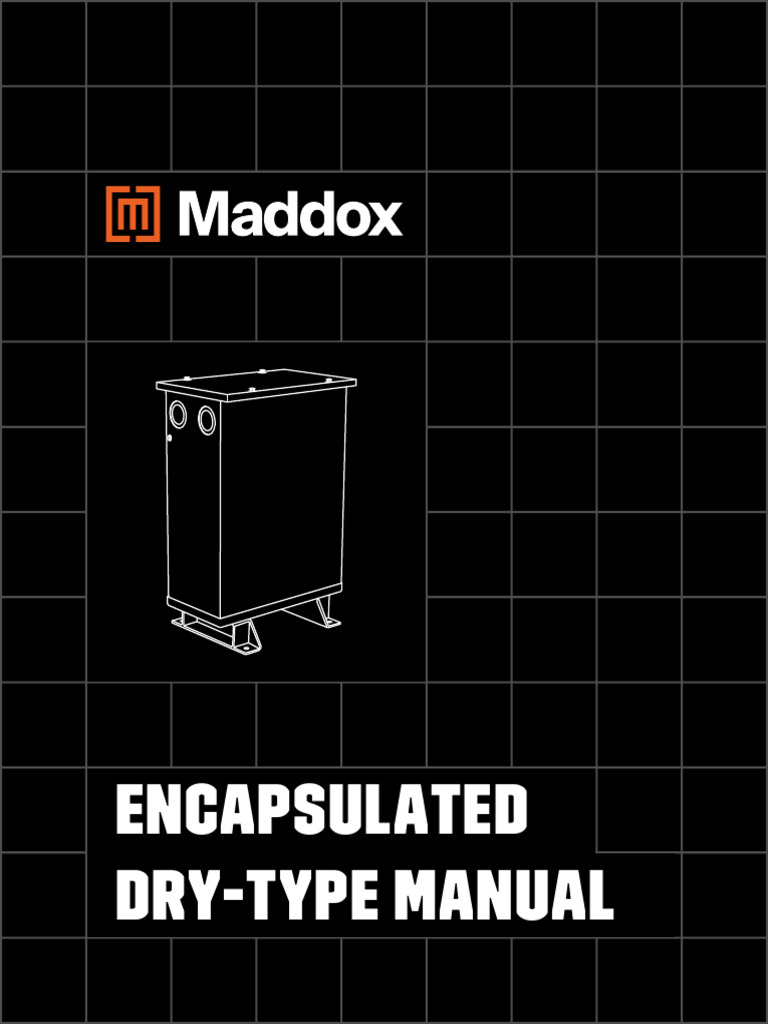 Encapsulated Dry-Type Transformer Manual | PDF | Transformer ...