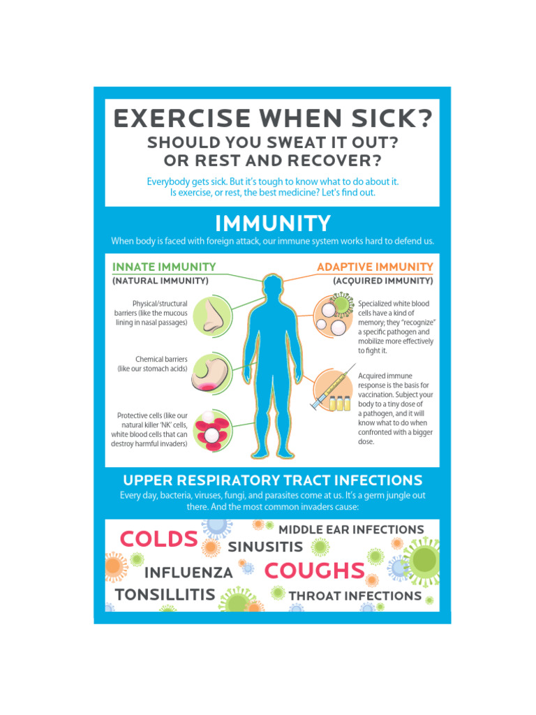 Exercise When Sick | PDF | Immune System | Common Cold