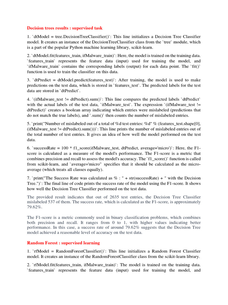 Results | PDF | Statistical Classification | Cross Validation (Statistics)