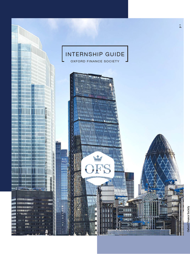Oxford Internship Guide | PDF | Investment Banking | Stocks