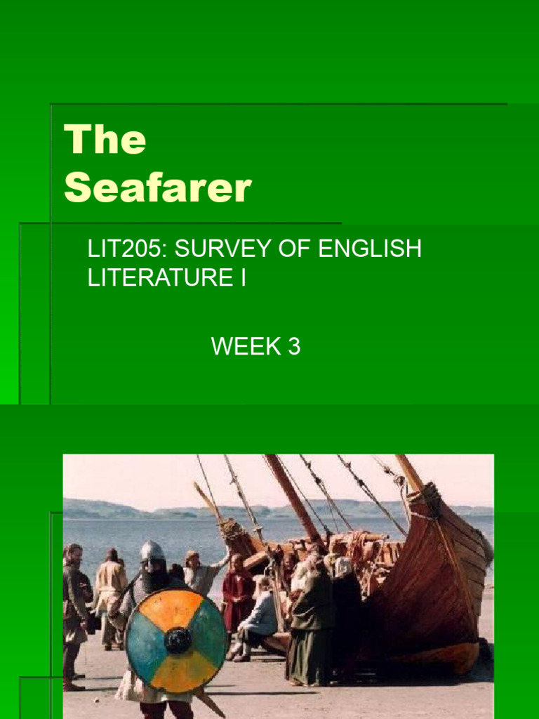 The Seafarer | PDF