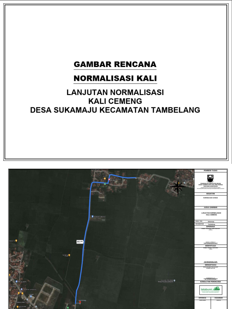 Gambar Lanjutan Normalisasi Kali Cemeng | PDF