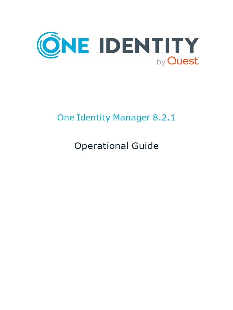 OneIM OperationalGuide | PDF | Databases | Simulation