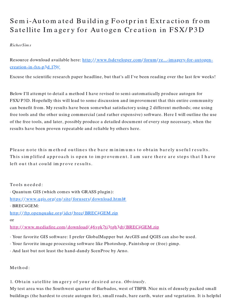 FSX - P3D Autogen Automatization | PDF | Icon (Computing) | Software