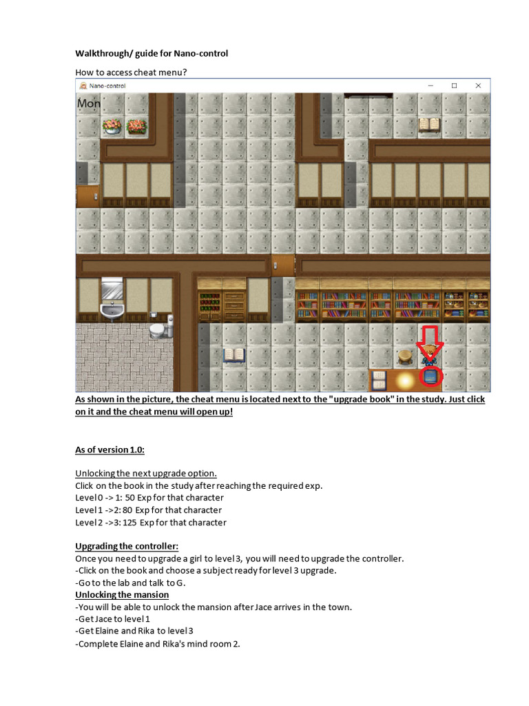 Walkthrough/ Guide For Nano-Control | PDF | Language Arts & Discipline ...