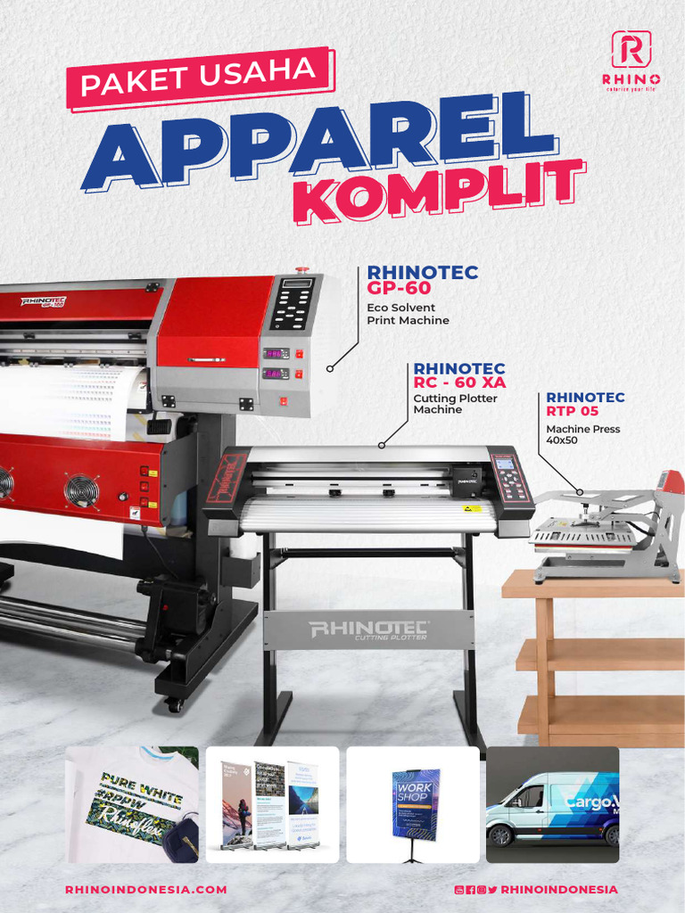 Paket Usaha Sablon Apparel Komplit | PDF | Printing | Graphic Design