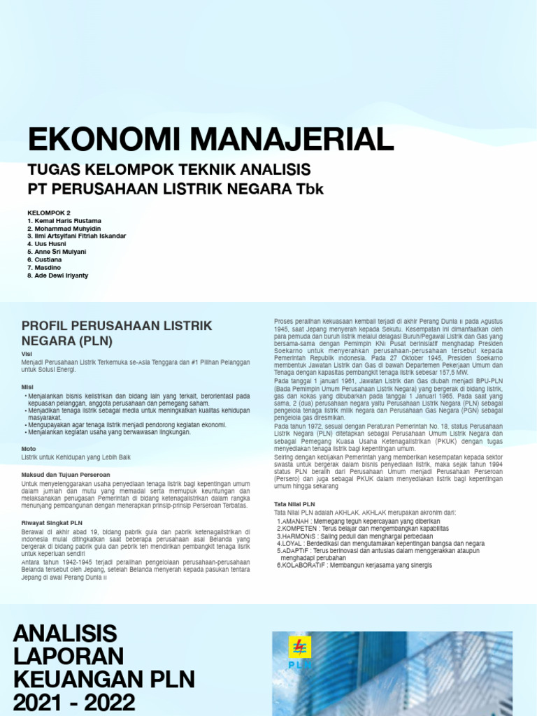 Presentasi Ekonomi Manajerial | PDF