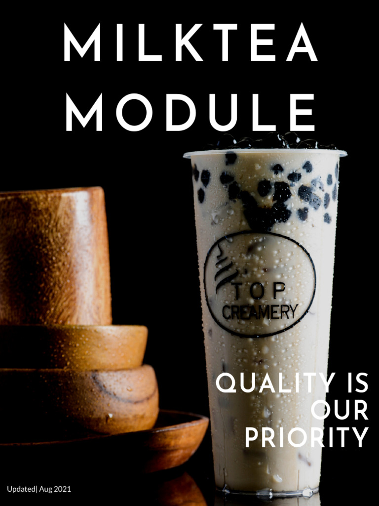 Milktea Module Author Top Creamery | Download Free PDF | Cheesecake | Foods