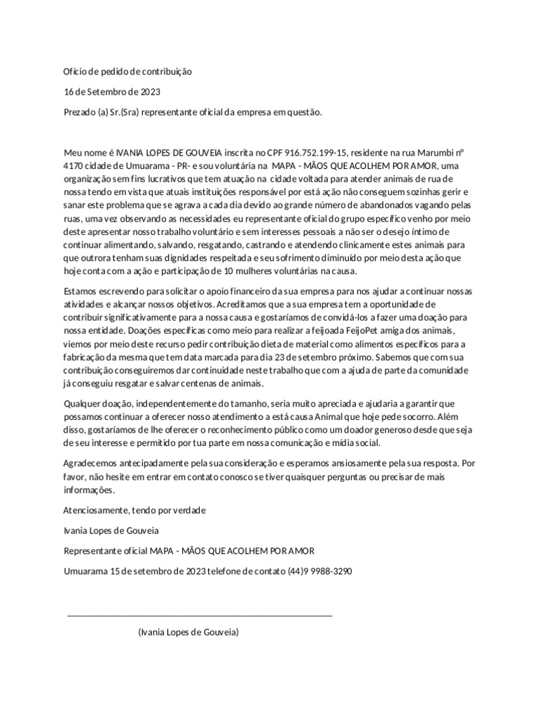 Meus Documentos | PDF | Doação | Amor