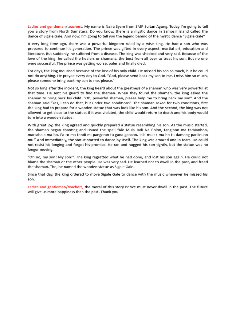 Sigale Gale - Complete | PDF