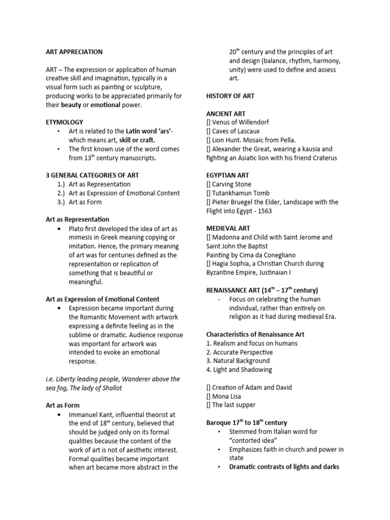 Art Lesson 1 2 Criticism | PDF