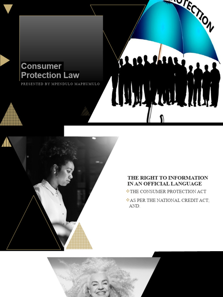 Consumer Protection Law Overview | PDF | Government | Justice