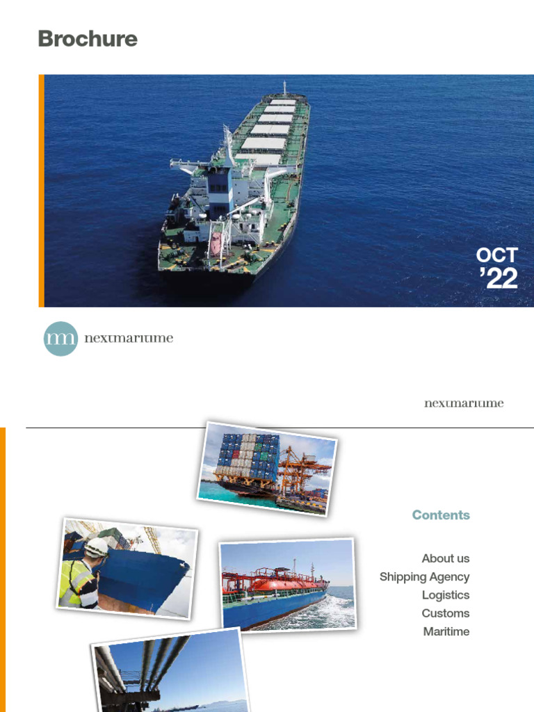 Brochure | PDF | Containerization | Cargo