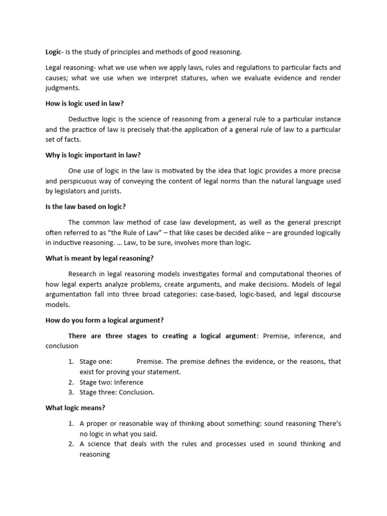 Logic Atty B | PDF | Logic | Argument