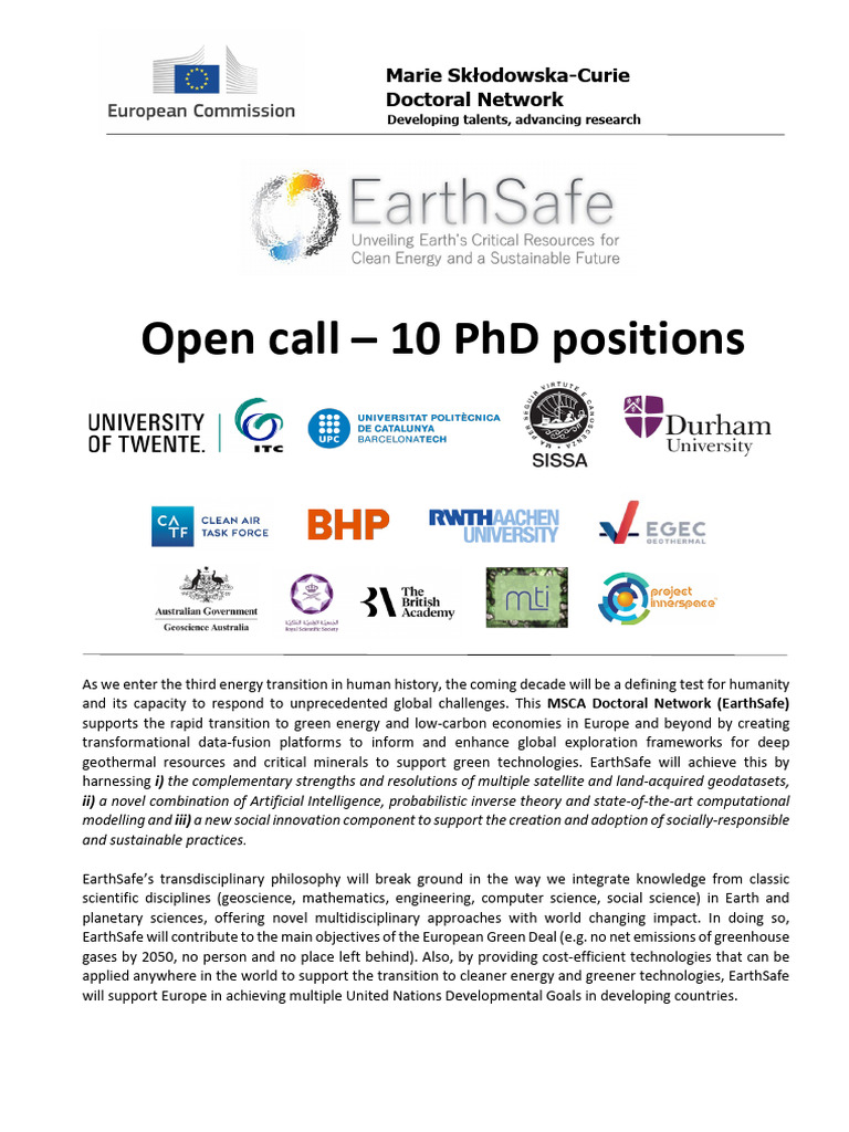 EarthSafe Promo All Projects | PDF | Science | Monte Carlo Method