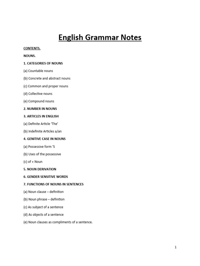 Comprehensive English Grammar Guide | PDF | English Grammar | Perfect ...