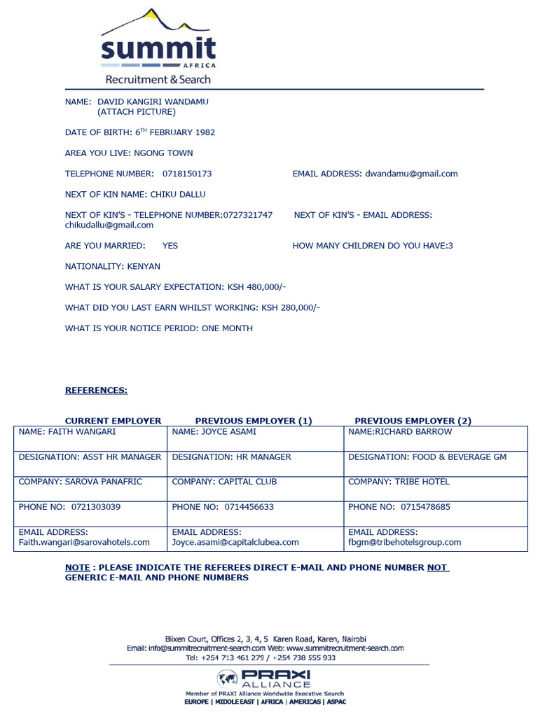 General Questionnaire 2021 | PDF | Recruitment