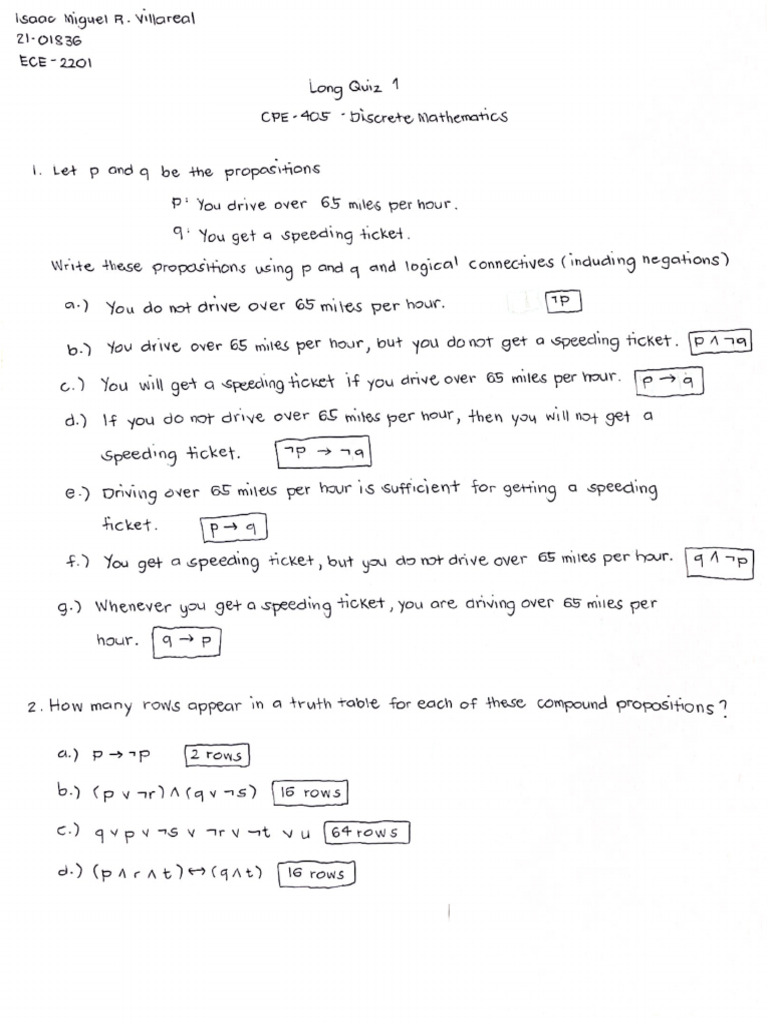 CPE405 Long QUiz | PDF