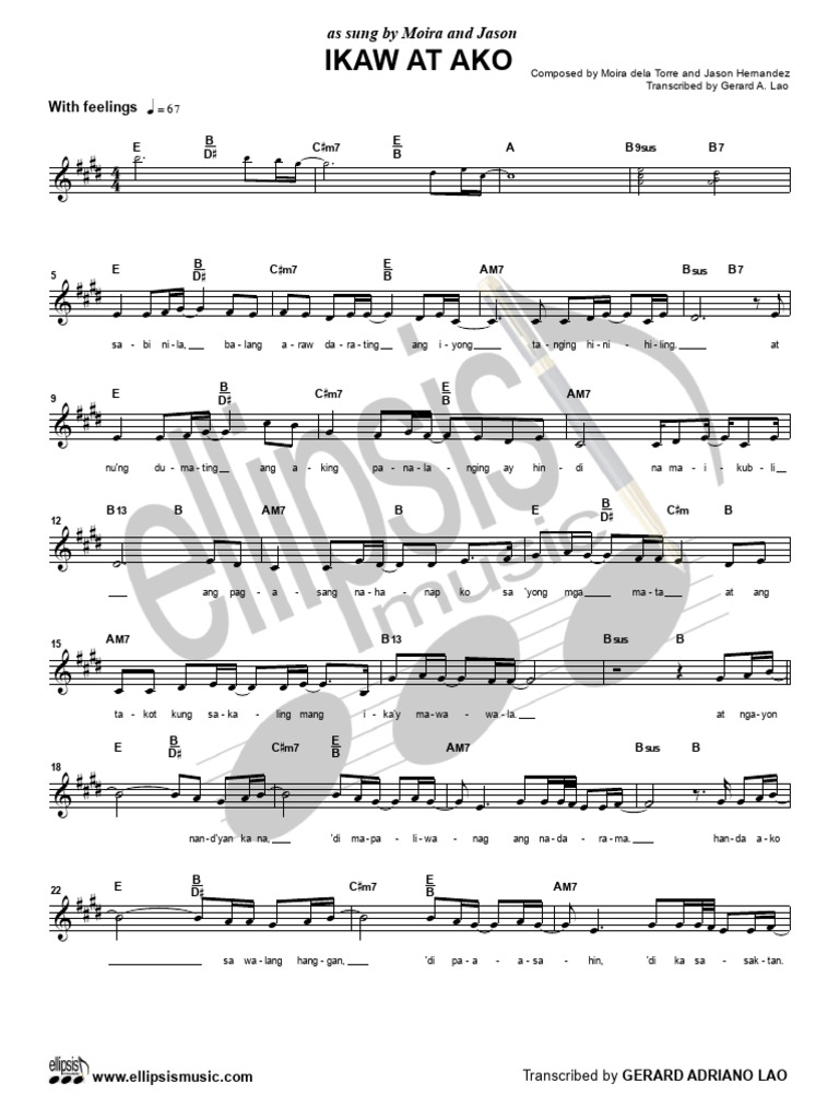 Ikaw at Ako Moira | PDF