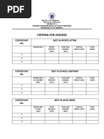 MR and Ms. Intrams Guidelines | PDF