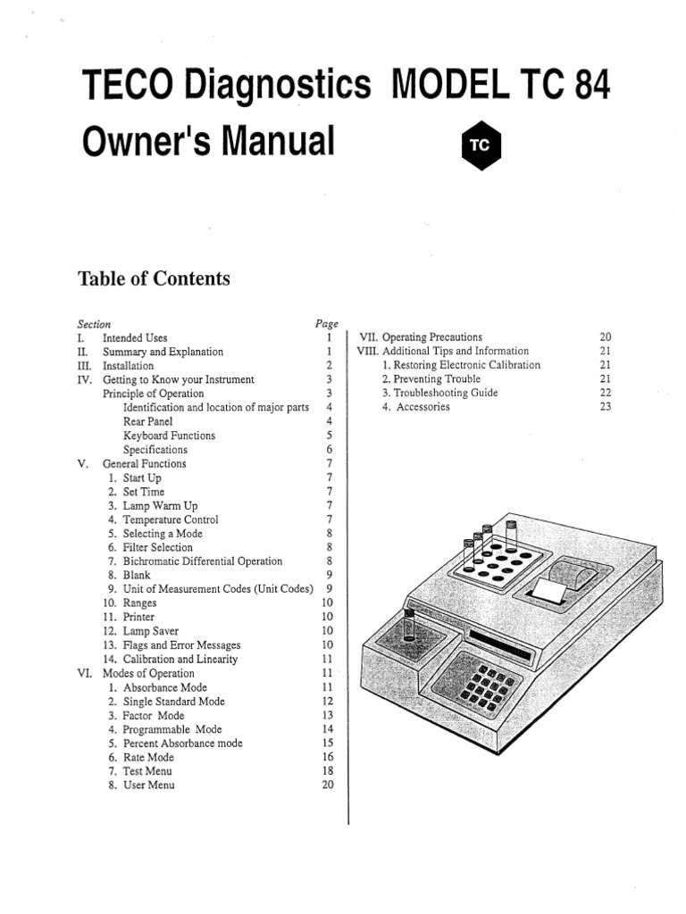 184 - TC-84 UserManual PDF | PDF