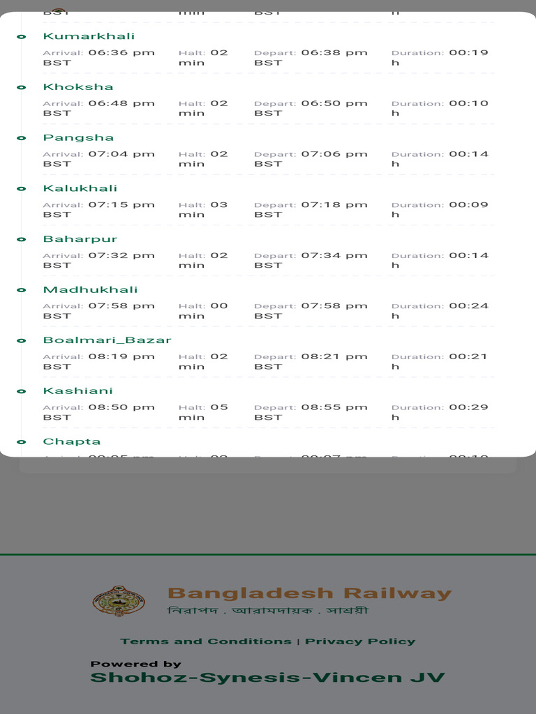 Bangladesh Railway E-Ticketing Service Train Ticket From Rajshahi To ...