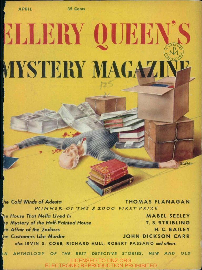 Ellery Queens Mystery Magazine #101v19 (1952-04) | PDF | Mystery Fiction