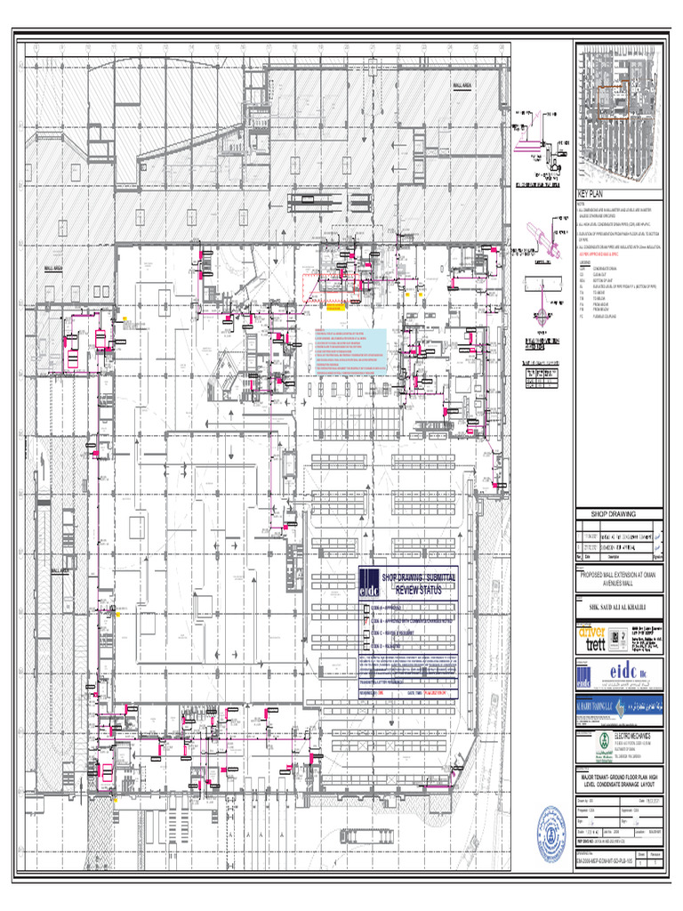 Em-2006-Mep-Eom-Mt-Sd-Plb-105 GF Plan HLV CND Drainage Layout (Rev-1) | PDF
