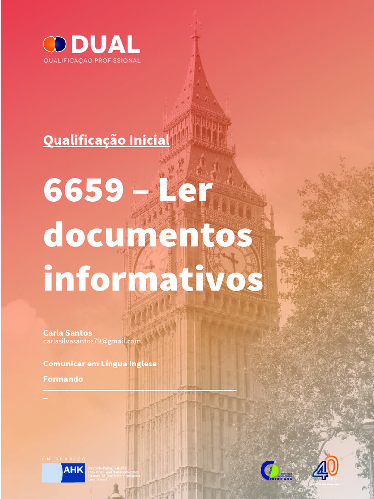 Manual 6659 - Ler Documentos Informativos | PDF