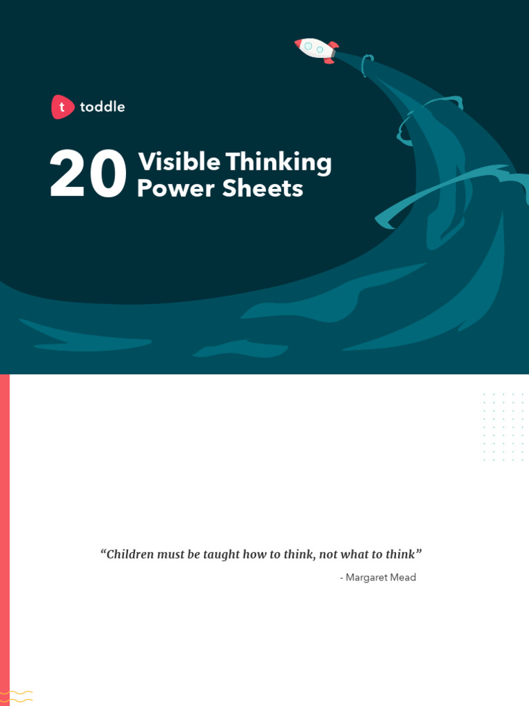 20 Visible Thinking Routines | Download Free PDF | Thought | Learning