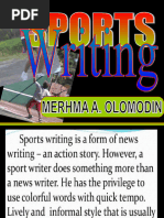 Sports Lingo Tagalog | PDF