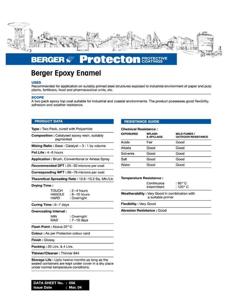 Berger Epoxy Enamel | PDF