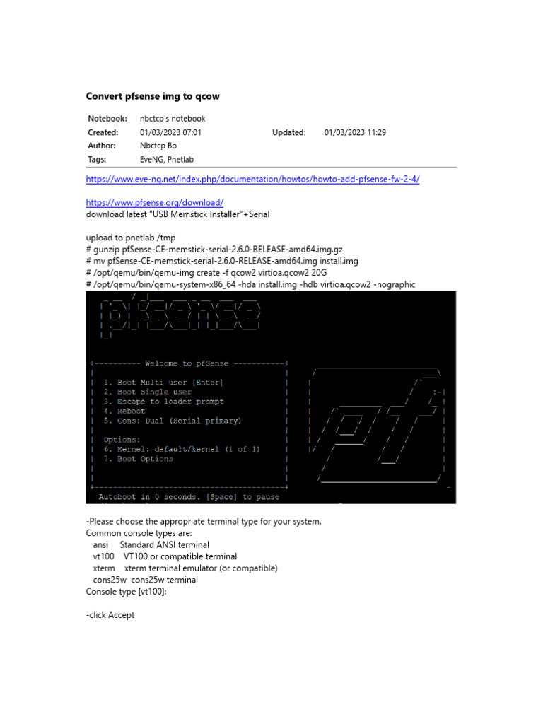 PF Sense | PDF | Computers