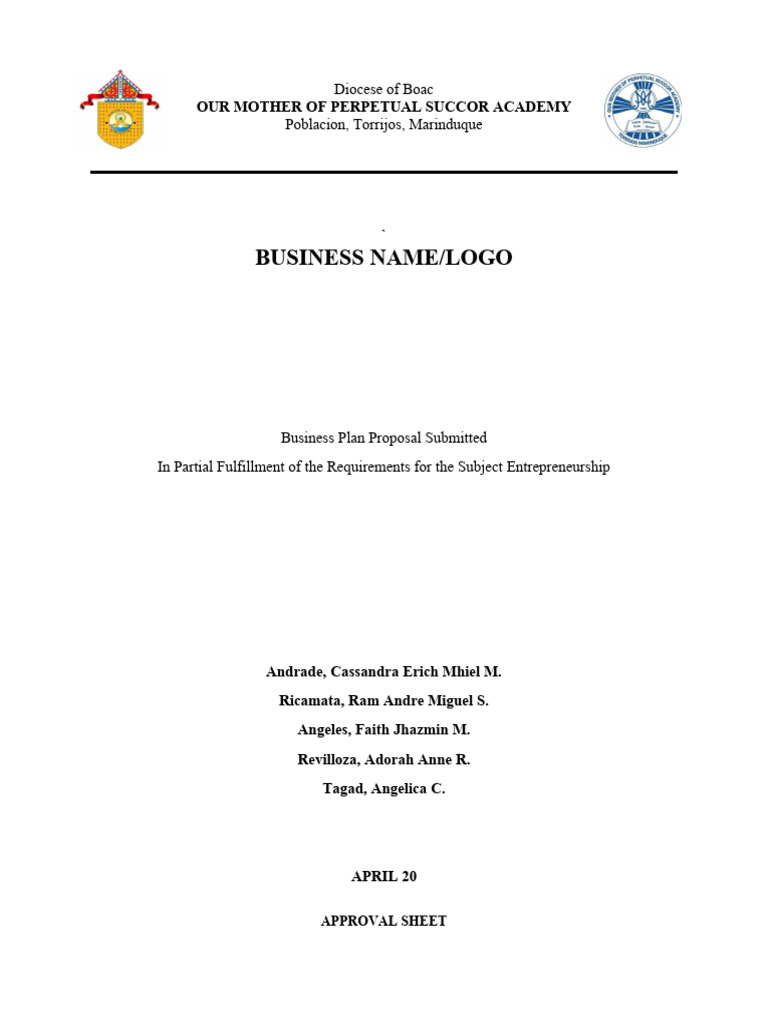 Business Proposal Entrep | PDF | French Fries | Potato