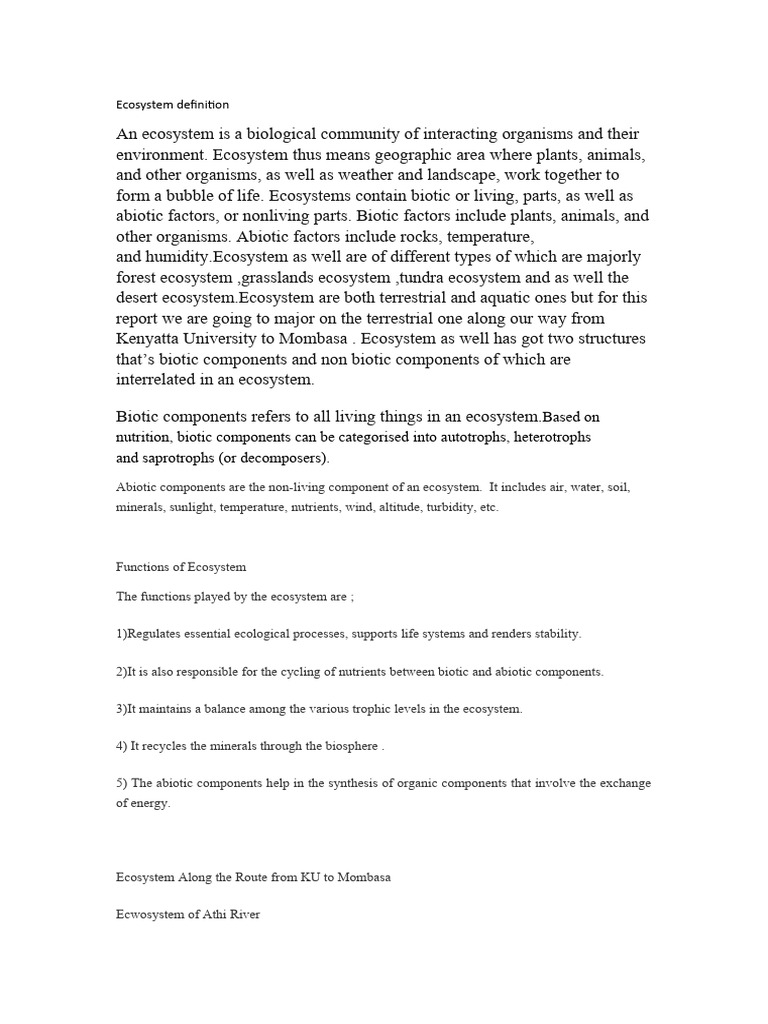 Oguta | PDF | Ecosystem | Earth Sciences