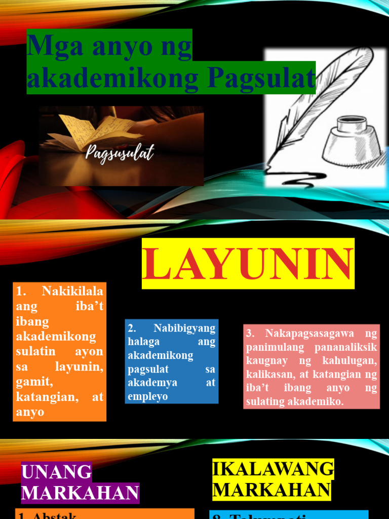 Aralin 2 Mga Anyo NG Akademikong Pagsulat | PDF