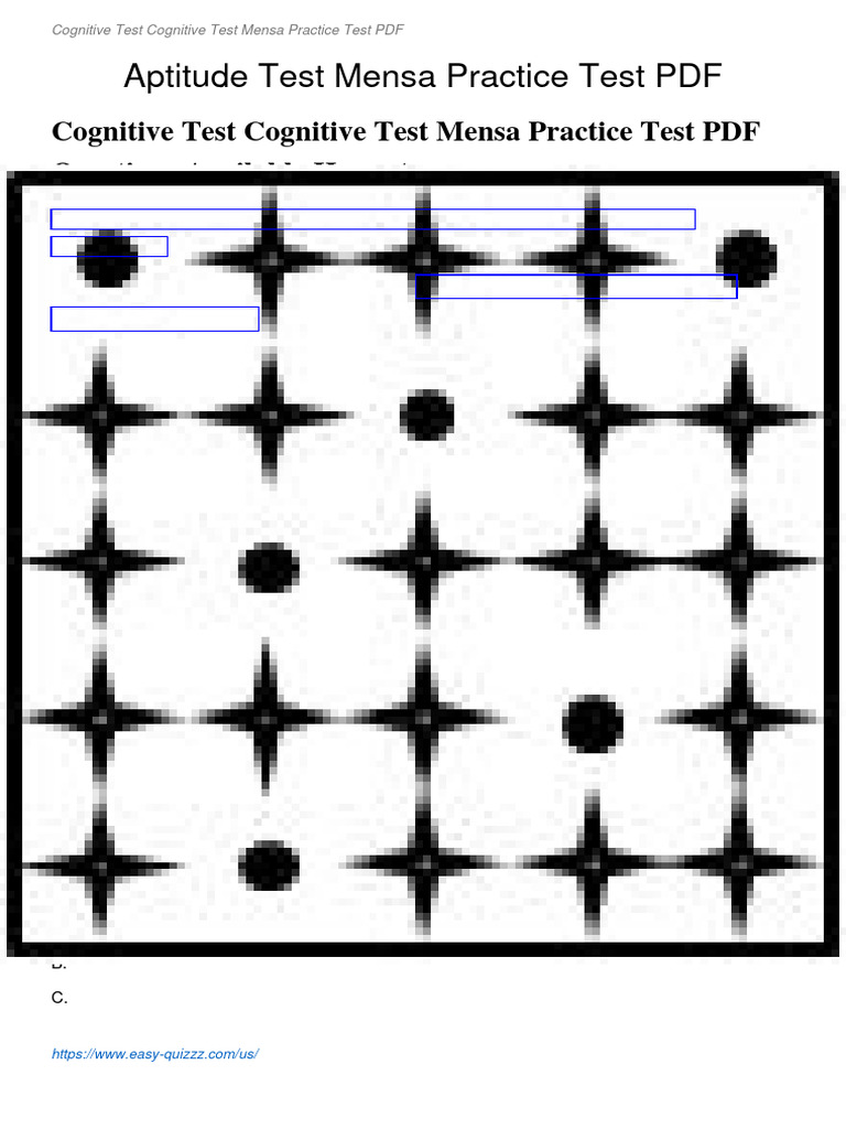 Mensa Practice Test | PDF