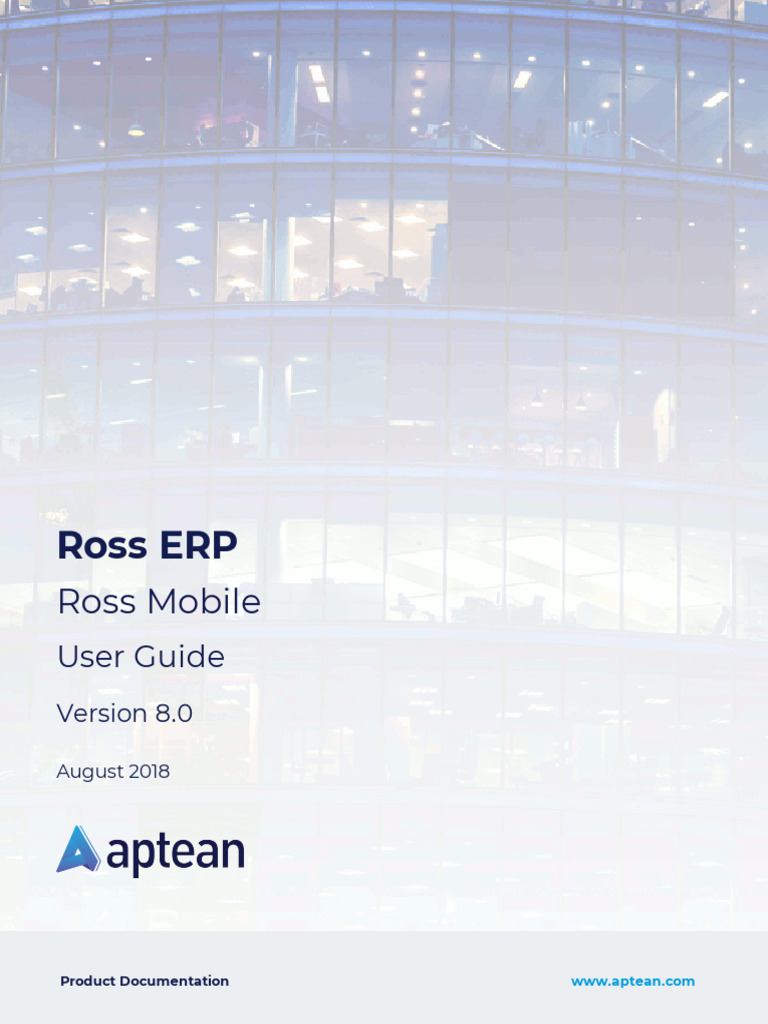 RossERP80 RossMobile UserGuide | PDF | Icon (Computing) | Parameter (Computer Programming)